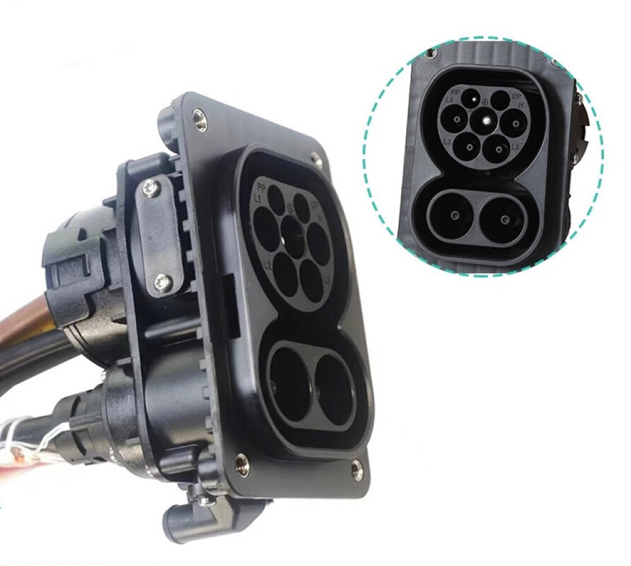 สถานีชาร์จรถยนต์ไฟฟ้าอิเล็กทรอนิกส์แบบเร็วแบบ DC CCS2 CCS1 Combo1 ...